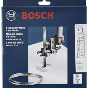 Bosch BS72716-15S 72-7/16-Inch X 1/8-Inch X 15-Tpi Scroll Cutting Stationary Band Saw Blade