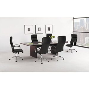 HON BL Series Conference Table , Rectangle , Flat Edge Profile , Slab Base , 72"W x 36"D , Mahogany Finish