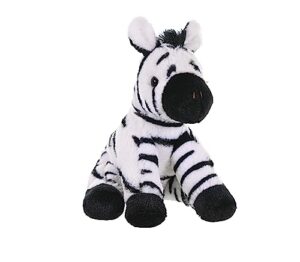 wild republic zebra baby plush, stuffed animal, plush toy, gifts for kids, cuddlekins 8 inches