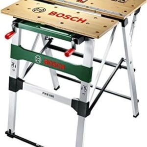 Bosch Work Bench PWB 600 (4 Blade Clamps, Cardboard Box, Max Load Capacity: 200 kg)