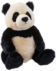 gund zi-bo panda teddy bear, panda bear stuffed animal for ages 1 and up, navy/cream, 17”