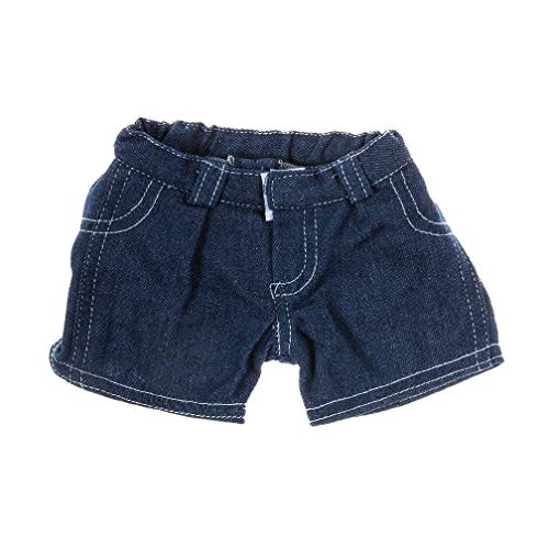 Blue Jean Shorts Teddy Bear Clothes Fit 14" - 18" Build-a-Bear and Make Your Own Stuffed Animals