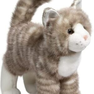 Douglas Zipper Gray Tabby Cat Plush Stuffed Animal