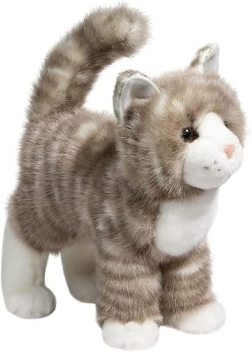 Douglas Zipper Gray Tabby Cat Plush Stuffed Animal