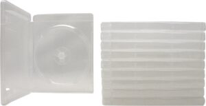 (10) empty standard clear 14mm replacement boxes - compatible with playstation 3 (ps3) - #vgbr14ps3cl