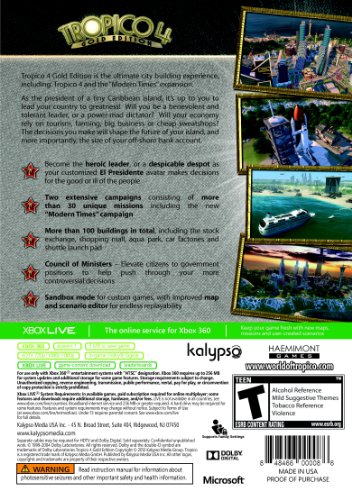 Tropico 4 Gold Edition - Xbox 360