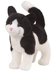 douglas scooter black & white cat plush stuffed animal