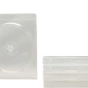 Square Deal Recordings & Supplies - (5) Empty Standard Clear 14MM Replacement Boxes - Compatible with Playstation 3 (PS3) - #VGBR14PS3CL