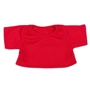 Red T-Shirt Outfit Teddy Bear Clothes Fits Most 14"-18" Build-a-Bear and Make Your Own Stuffed Animals