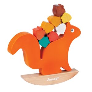 janod squirrel nutty balance game - ages 18 months + - j08126