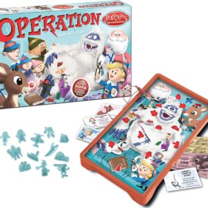 Operation Rudolph The Red Nosed Reindeer | Classic Electronic Board Game | Featuring Bumble The Abominable Snow Monster | Island of Misfit Toys from The Claymation Film