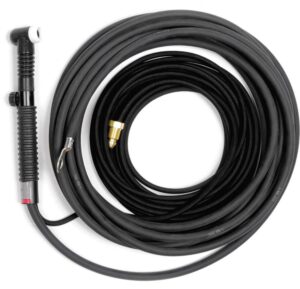 tig torch kit, a-150fv, 25 ft., 2pc, rubber