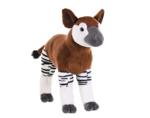 wild republic okapi plush, stuffed animal, plush toy, gifts for kids, cuddlekins 12 inches