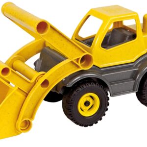 LENA® Eco Active Bulldozer Toy for Kids, Easy Grab Handle and Flip Open Cab, Super Sturdy Construction for Real Action (Digging In The Dirt Or Sandbox)