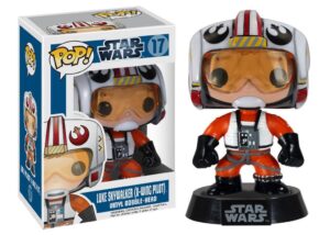 funko pop! star wars luke skywalker x-wing pilot vinyl bobble-head figure