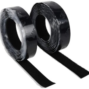 3M Hook/Loop Fastener TB3571/TB3572, Black, 1 in x 10 ft