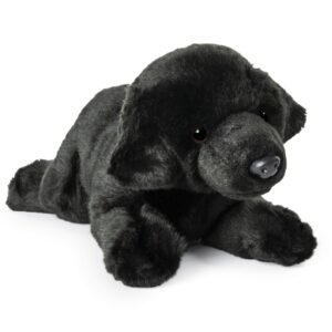 gund black labrador dog stuffed animal medium 14 inch plush toy