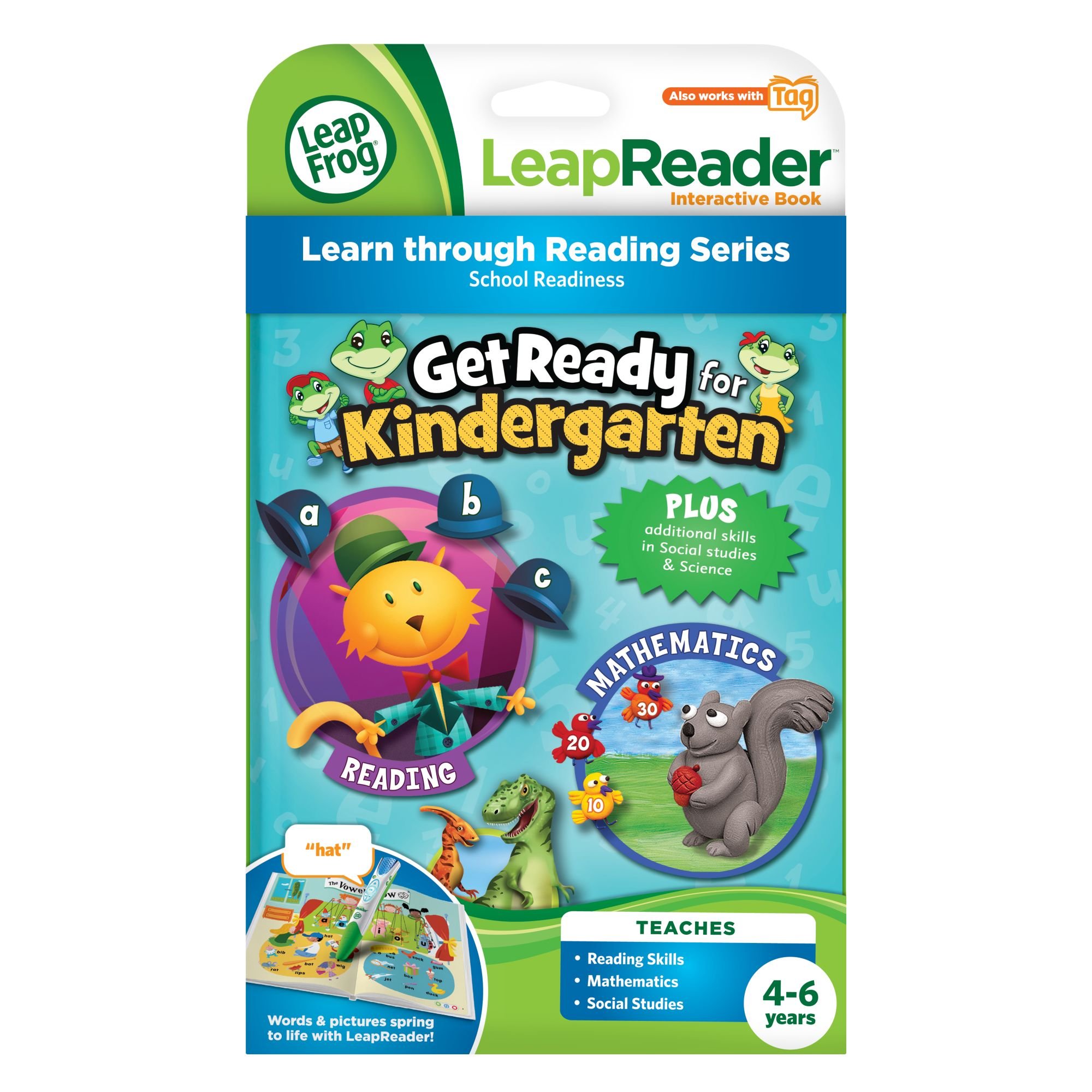 LeapFrog LeapReader Book: Get Ready for Kindergarten (works with Tag)