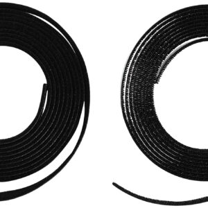 3M Hook/Loop Fastener TB3571/TB3572, Black, 1 in x 10 ft