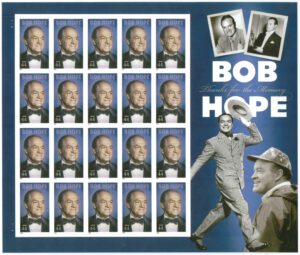 usps bob hope thanks for the memory mint sheet of twenty 44 cent stamps scott 4406