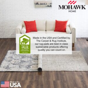 Mohawk Home 4' x 6' Non Slip Rug Pad Gripper 1/4 Thick Dual Surface Felt + Rubber Gripper - Safe for All Floors