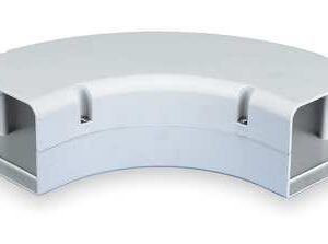 DiversiTech 6" SpeediChannel 90 Degree Long Radius Bend for Air Conditioning Lines, Natural (1 Pack)