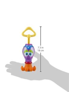 nuby super squid squirter interactive bath toy - baby bath toy for boys and girls - 18+ months