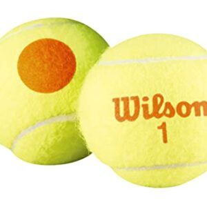 WILSON Sporting Goods Starter Orange Tennis Ball - 48 Pack,WRT13730B