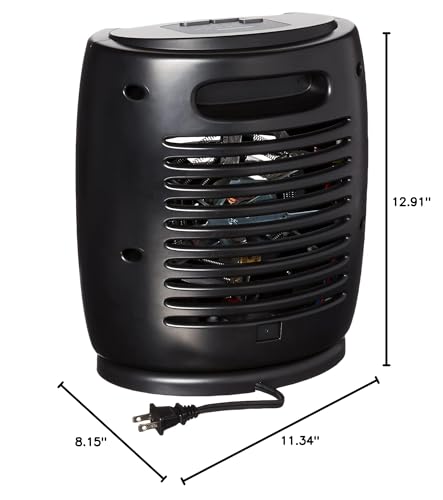 Honeywell HZ-7300 Deluxe Energy Smart Cool Touch Heater, Black