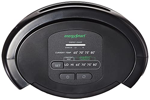 Honeywell HZ-7300 Deluxe Energy Smart Cool Touch Heater, Black