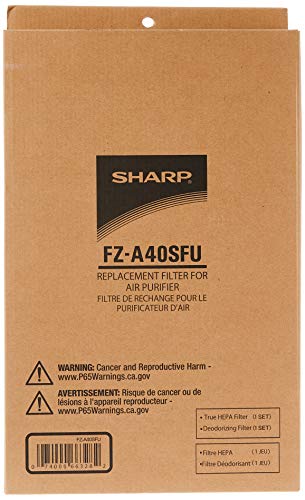 Sharp FZ-A40SFU True HEPA Replacement Filter Fits FP-A40UW, Black