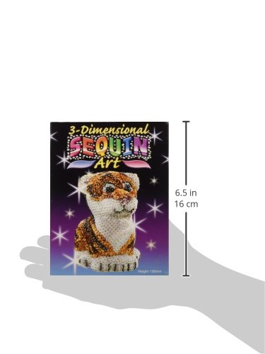 Sequin Art 3D Tiger Sparkling Arts & Crafts Picture Kit