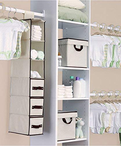 Delta Children Nursery Storage Set, Beige, 48 Piece