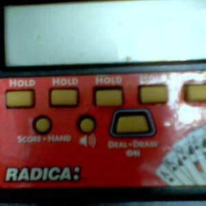 Radica Model#517 Radica Bonus Poker & Radica Draw Poker Two Games In One LCD Handheld Game Model#517