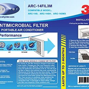 Whynter ARC-FIL-3M 3M Filter for ARC-14S, ARC-14SH and ARC-143MX