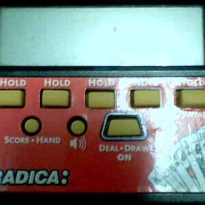 Radica Model#517 Radica Bonus Poker & Radica Draw Poker Two Games In One LCD Handheld Game Model#517