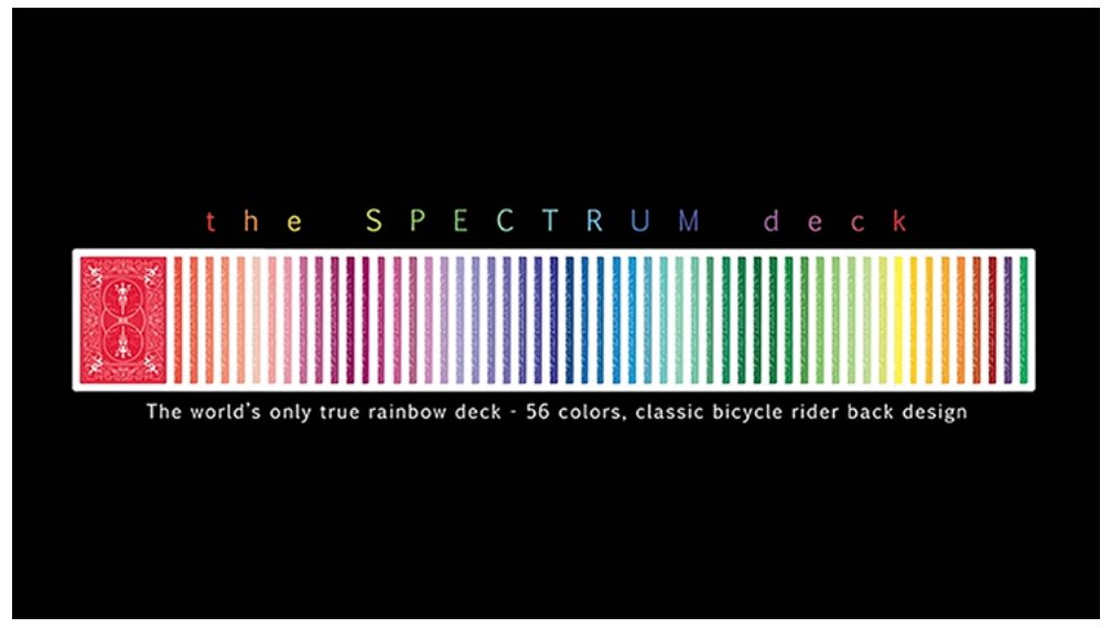 Bicycle Spectrum Playing Cards