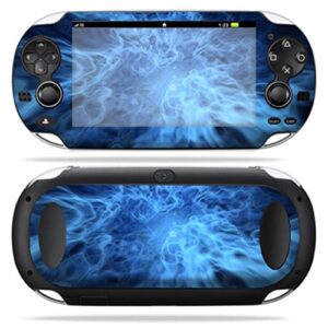 mightyskins skin compatible with ps vita psvita playstation vita portable wrap sticker skins blue mystic