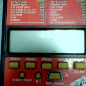 Radica Model#517 Radica Bonus Poker & Radica Draw Poker Two Games In One LCD Handheld Game Model#517