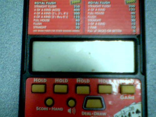 Radica Model#517 Radica Bonus Poker & Radica Draw Poker Two Games In One LCD Handheld Game Model#517