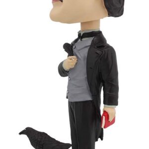 Royal Bobbles Edgar Allan Poe Bobblehead, Polyresin Premium Lifelike Figure, Unique Serial Number, Exquisite Detail