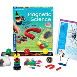 Thames & Kosmos Magnetic Science | 33 STEM Experiments | Ages 8+ | Learn About Earth’s Magnetic Poles | Discover How Invisible Magnetic Fields Work | Full-Color 48-Page Manual