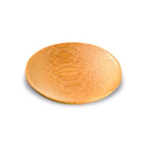 packnwood 209bbping - “ping compostable bamboo round plate - round palm leaf plates - biodegradable, eco-friendly, disposable dish plates - (.50 oz - : 2.3") - (144 per case)