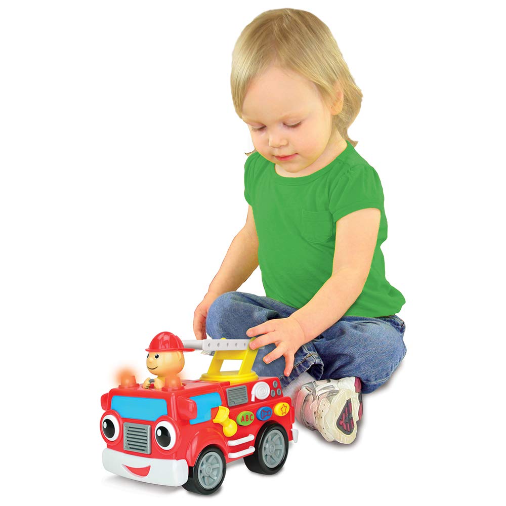 The Learning Journey Early Learning - On The Go Fire Truck - Baby and Toddler Toys & Gifts for Boys & Girls Ages 18 months and Up - Award Winning Toy