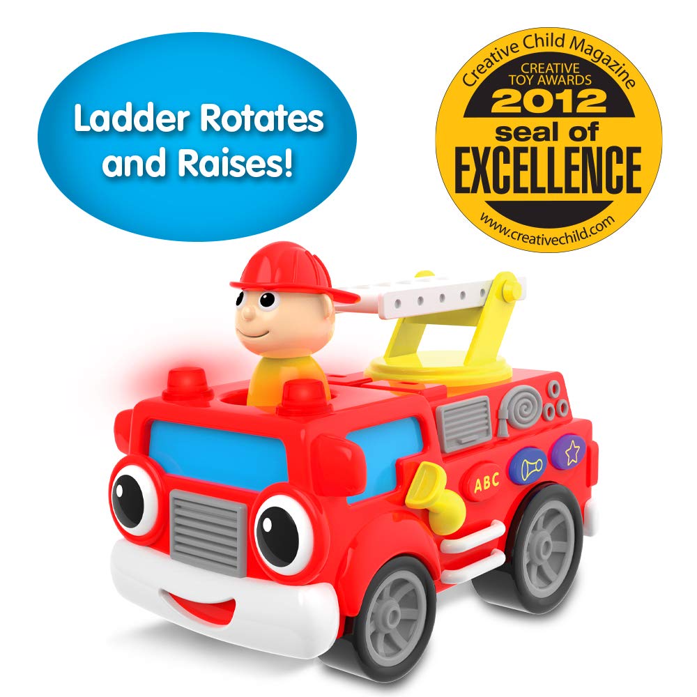 The Learning Journey Early Learning - On The Go Fire Truck - Baby and Toddler Toys & Gifts for Boys & Girls Ages 18 months and Up - Award Winning Toy