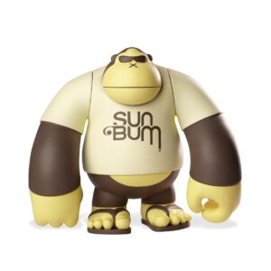 sun bum sonny 9" vinyl figure, yellow