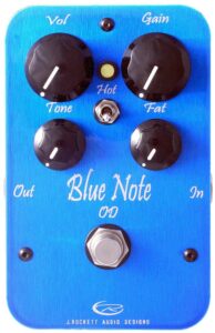 j. rockett audio designs pro series blue note overdrive guitar effects pedal