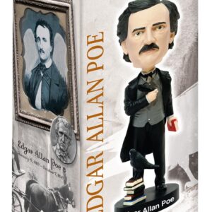 Royal Bobbles Edgar Allan Poe Bobblehead, Polyresin Premium Lifelike Figure, Unique Serial Number, Exquisite Detail