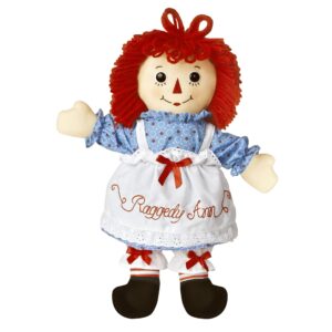 aurora® timeless raggedy ann & raggedy andy® raggedy ann classic stuffed animal - cherished memories - lasting play - multicolor 16 inches