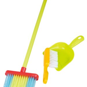 PlayGo My Cleaning Tools Set 3Pcs Housekeeping Broom Mini Brush & Mini Shovel Dustpan Children | Toy Cleaning Supplies That Work! Montessori Housekeeping Tools That Fit Into Kid's Hands (3117)